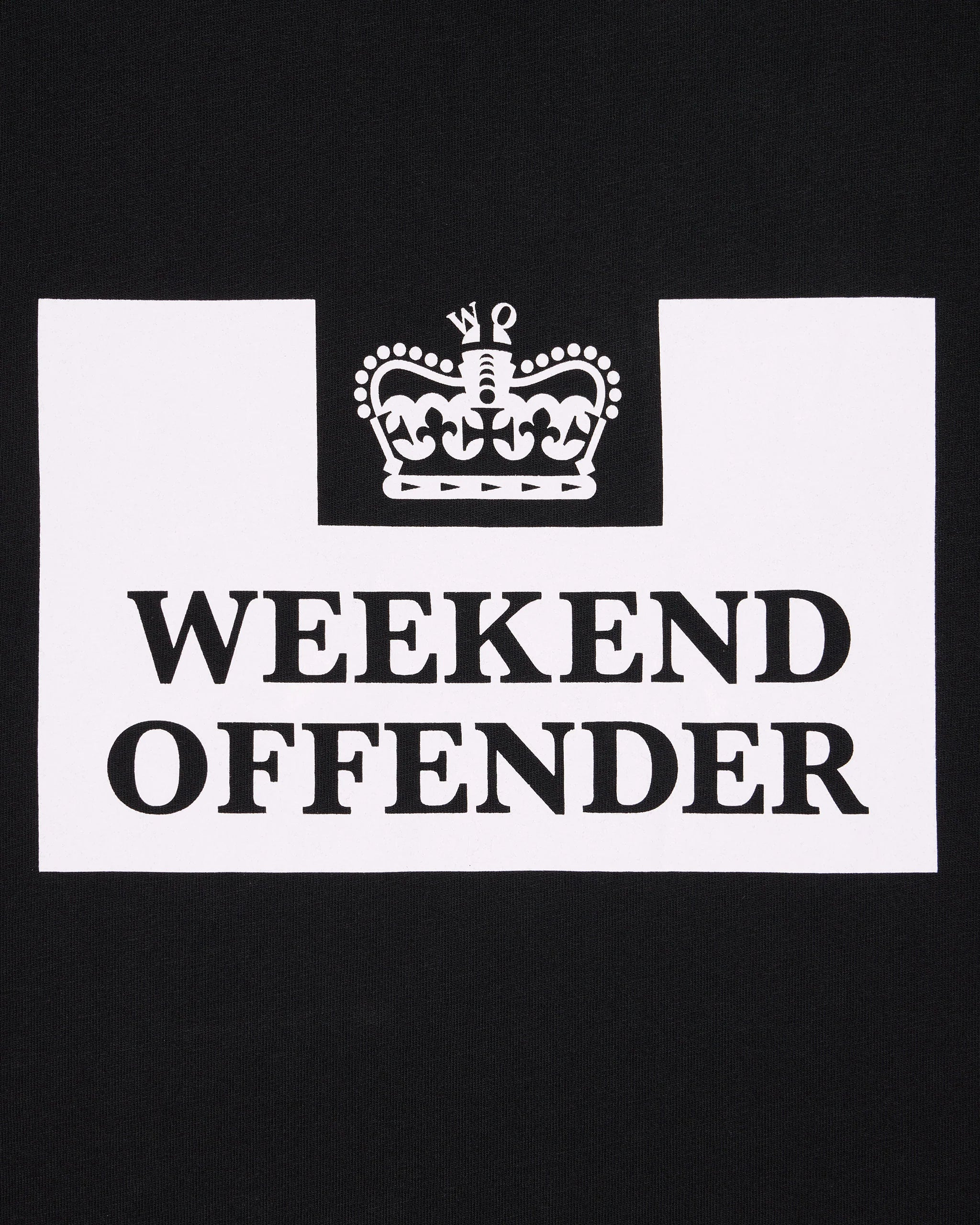 Weekend Offender PRISON CLASSIC CLASSIC PRISON TEE BLACK – Casuals